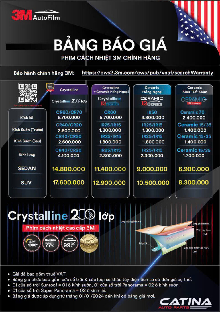 Bảng giá - Catalogue - MORCAR Việt Nam